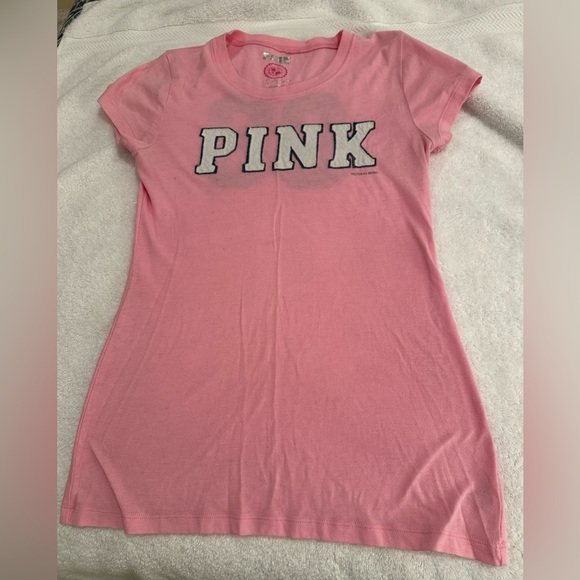 PINK Victoria's Secret | Tops | Vintage Victorias Secret Pink Graphic ...